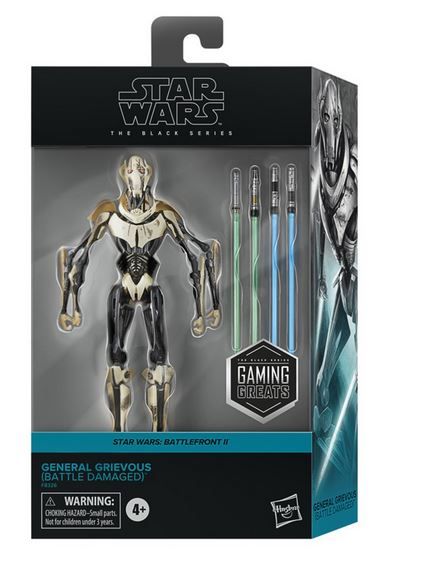 Star Wars Black Series Gaming Greats General Grievous (Battle Damaged ...
