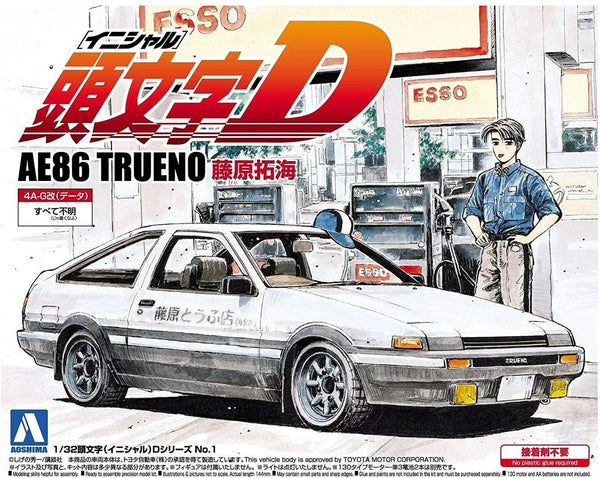 Aoshima 1/32 AE86TRUENO TAKUMI FUJIWARA (TOYOTA) Model Kit – Toyz in ...