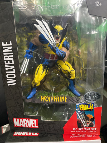 Mcfarlane Toys Marvel 1:6 Posed Wolverine PLATINUM EDITION Figure ...