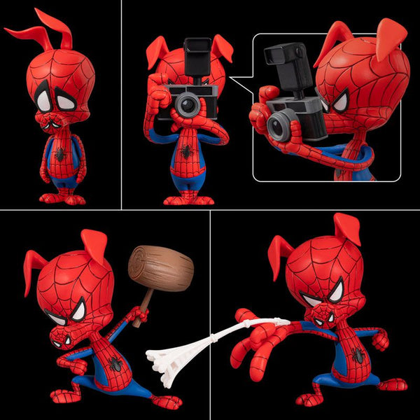 Sentinel SV-Action Spider-Man Spider-Gwen & Spider-Ham Action Figure ...