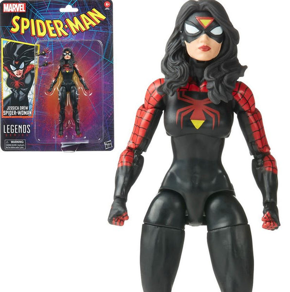 Marvel Legends Spider-Man Retro Jessica Drew Spider-Woman Action Figur ...