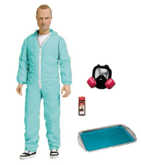 Mezco Jesse Pinkman with Blue Hazmat Suit PX Exclusive Breaking Bad Ac ...
