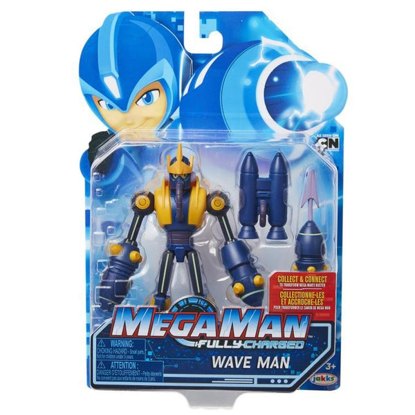 Jakks Pacific Mega Man Fully Charged Wave Man Action Figure – Toyz in ...