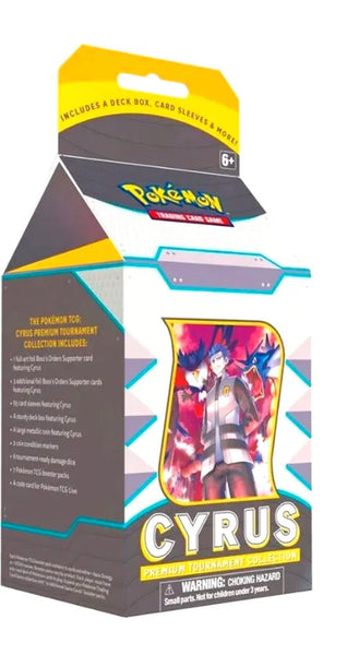 POKEMON Premium Tournament Collection Box Cyrus 7 Booster Packs – Toyz ...